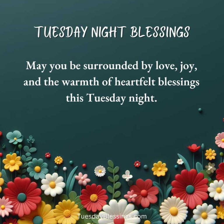 500 Tuesday Night Blessings Images and Quotes