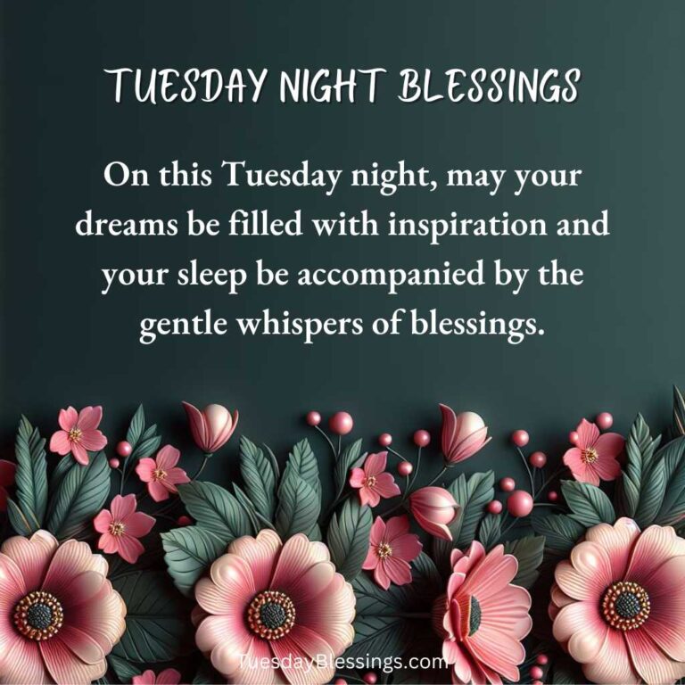 500 Tuesday Night Blessings Images and Quotes