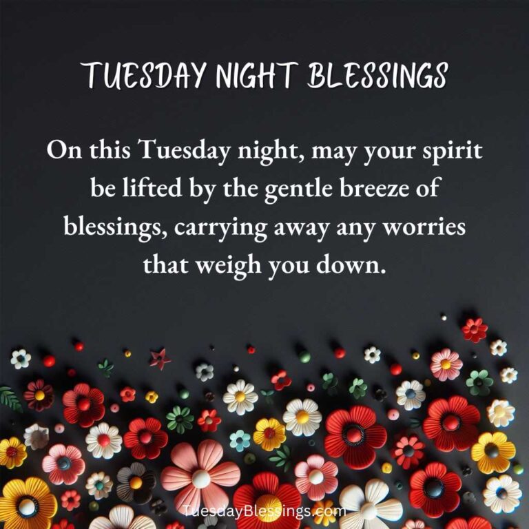 500 Tuesday Night Blessings Images and Quotes