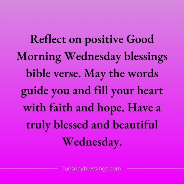 100+ Positive Good Morning Wednesday Blessings