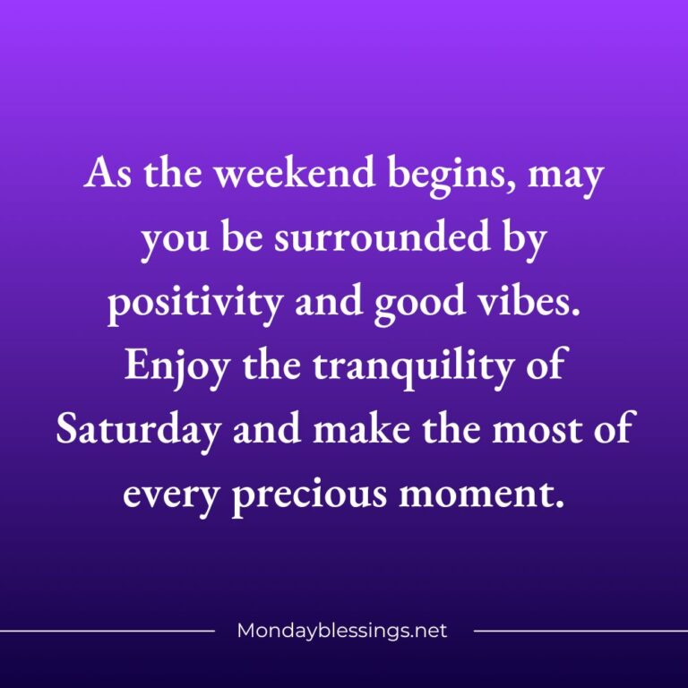 100+ Best Happy Saturday Blessings Images Quotes & Prayers